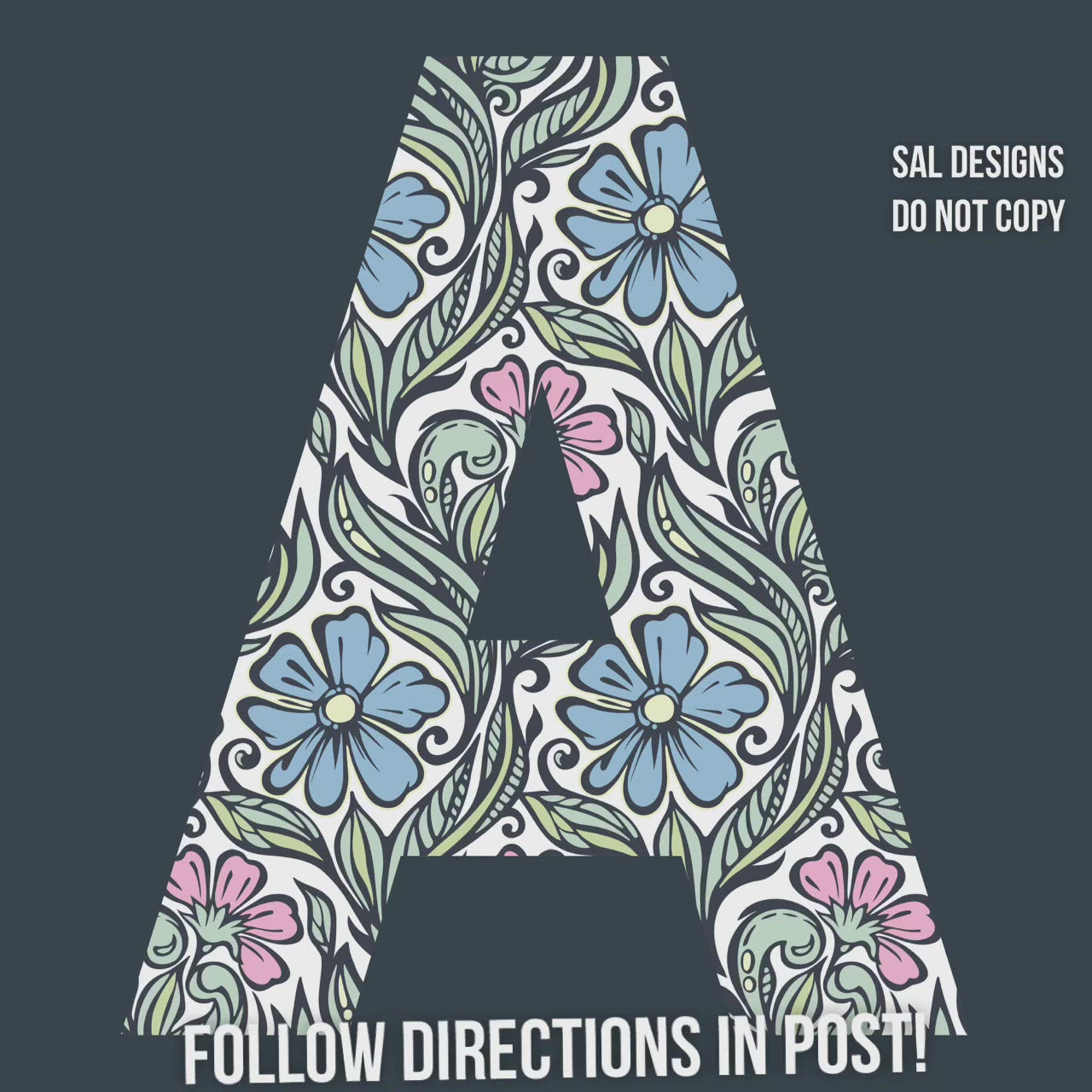 Floral Letters Screenshot Word/Alphabet Game – Shine A Light Graphic Design