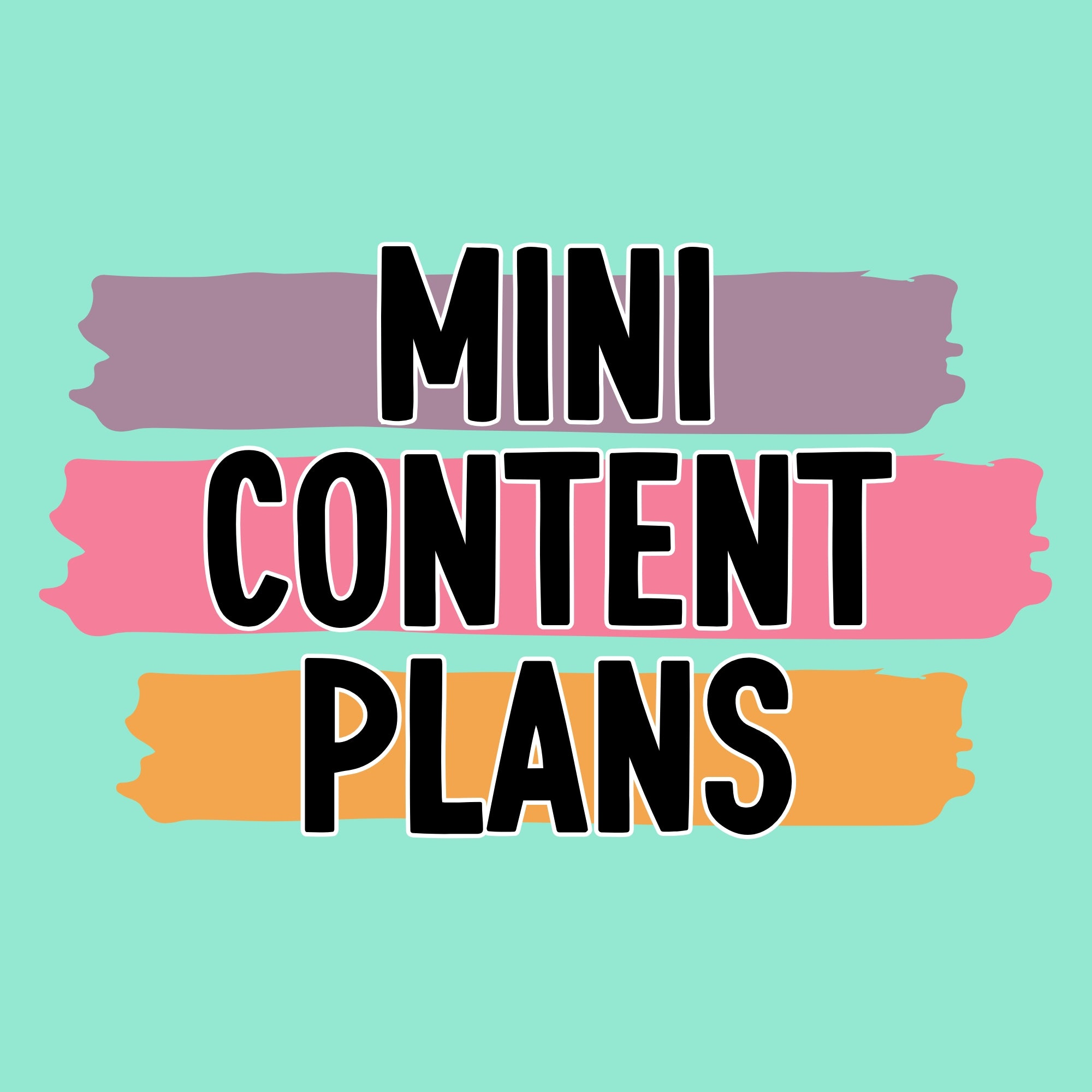 Mini Content Plans for Business Groups! (Graphics + Verbiage) – Shine A ...
