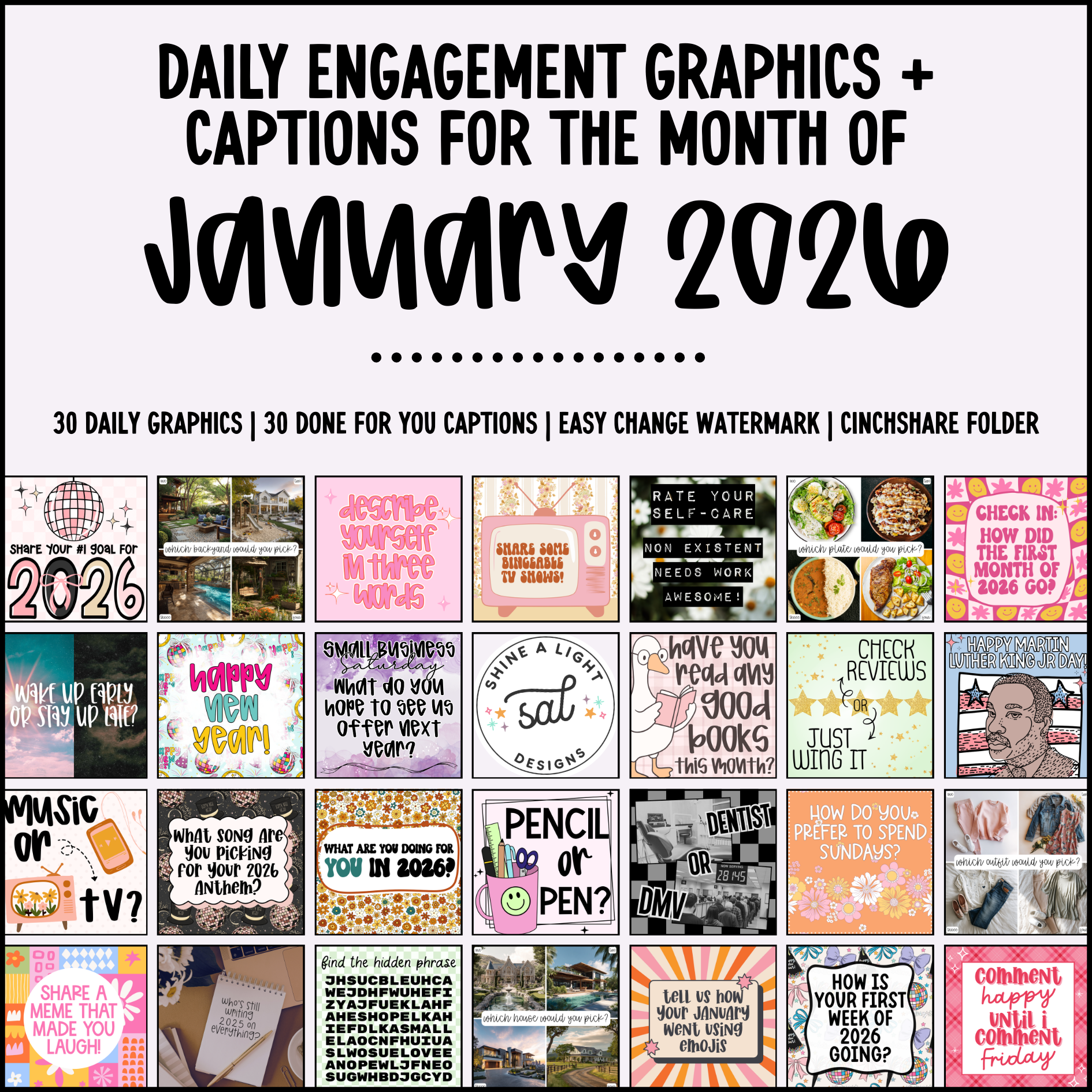 January 2026 Generic Engagement with SAL Easy Change Watermark – Shine ...