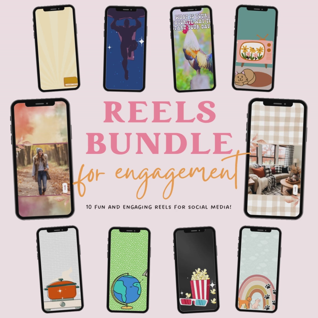 Engagement Reels Bundle (Volume 1) – Shine A Light Graphic Design